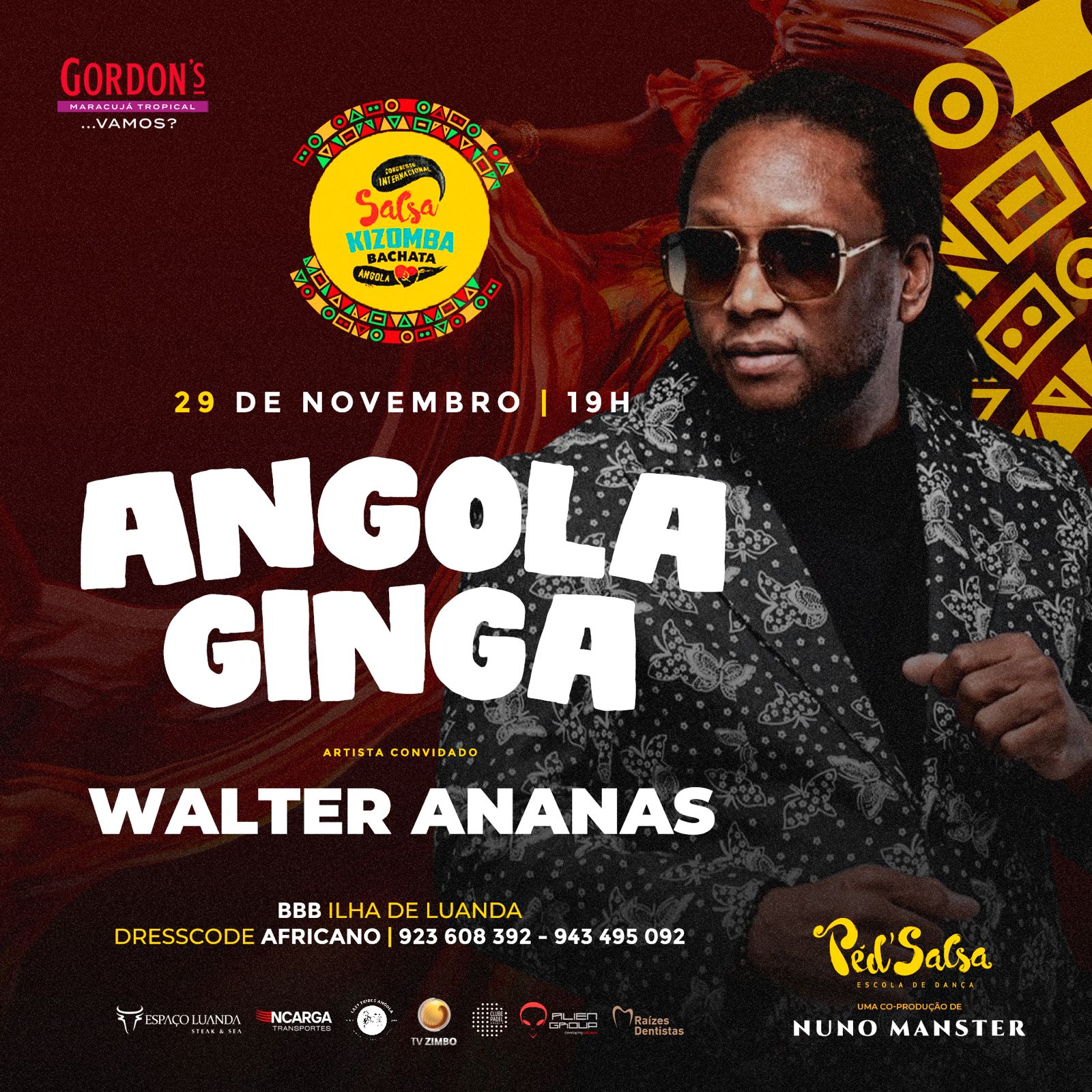 Angola Ginga | Péd'Salsa | Restaurante
